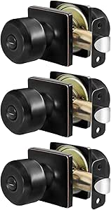 Haidms 3 Packs Oil-Rubbed Bronze Interior Door Knobs, Door Knobs Interior Bedroom, Interior Door ...
