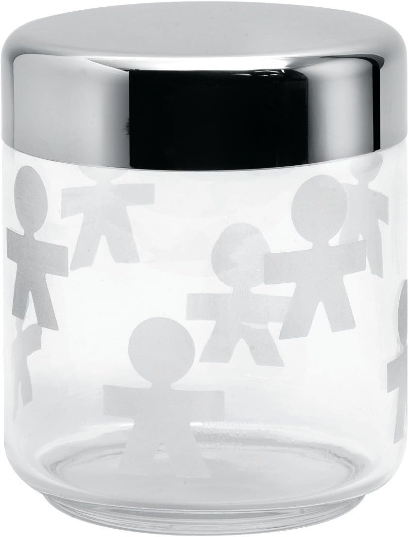 Amazon.com: Alessi Girotondo Jar, Silver: Kitchen Storage And ...