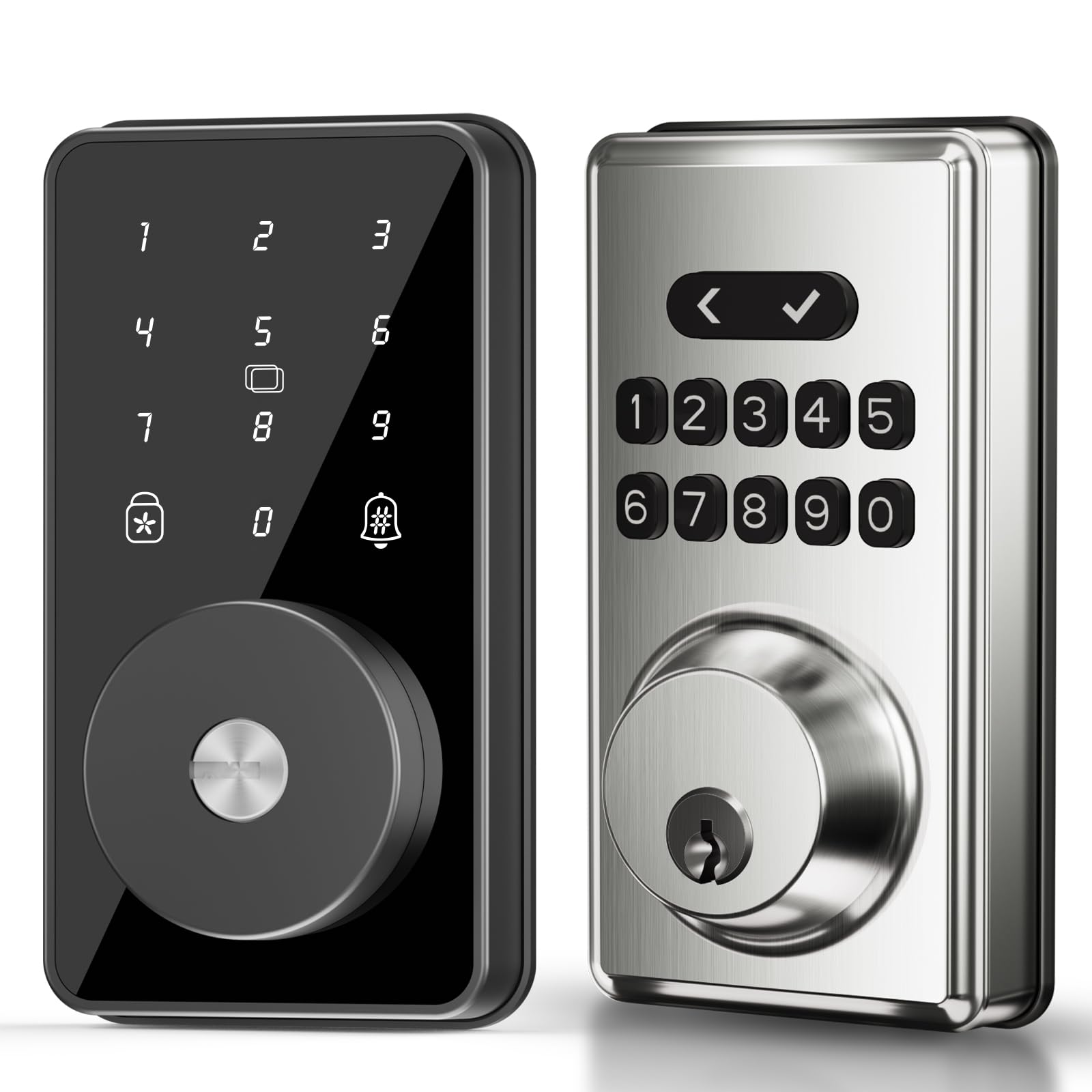 4-in-1 Smart Door Lock, Keyless Entry Door Lock Deadbol - Amazon.com
