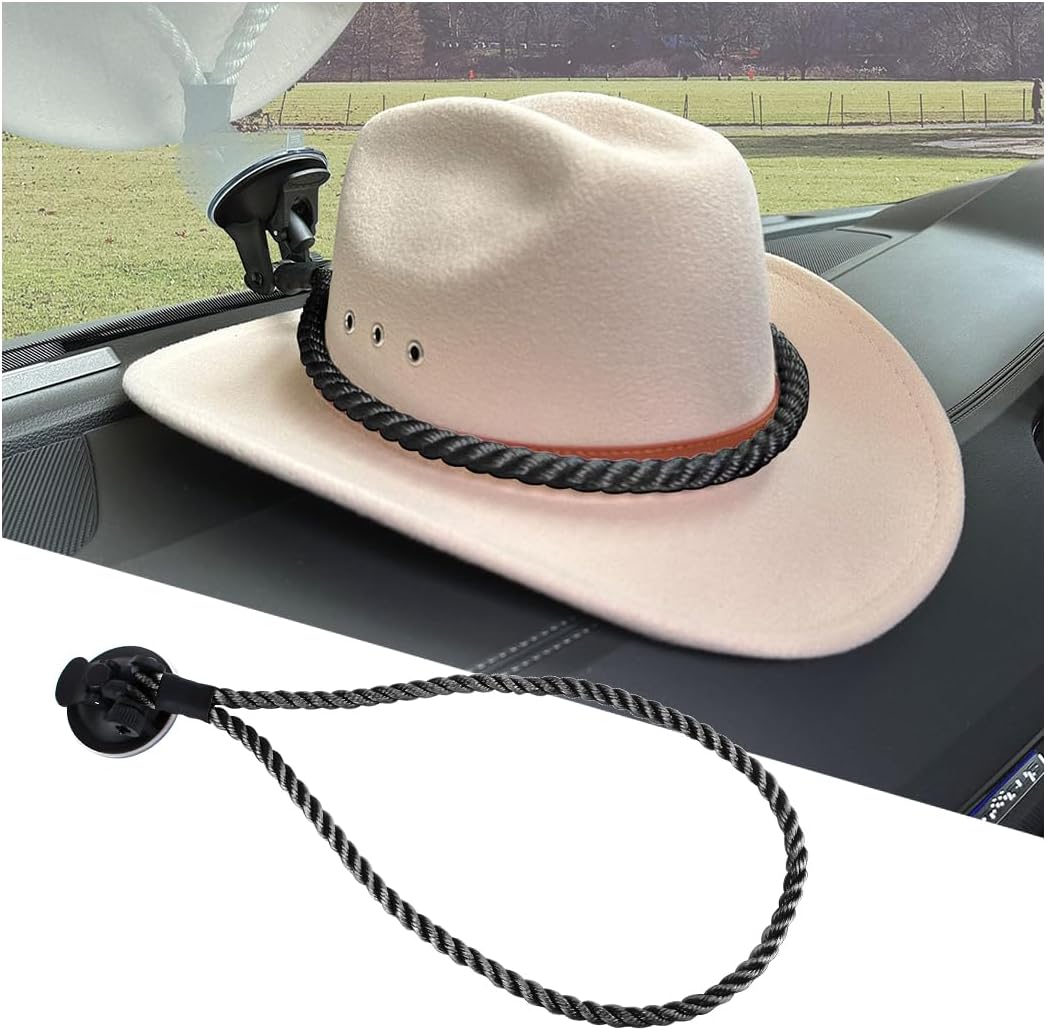 Amazon.com: zipelo Hat Mounts for Car, Cowboy Hat Holder Rack with ...