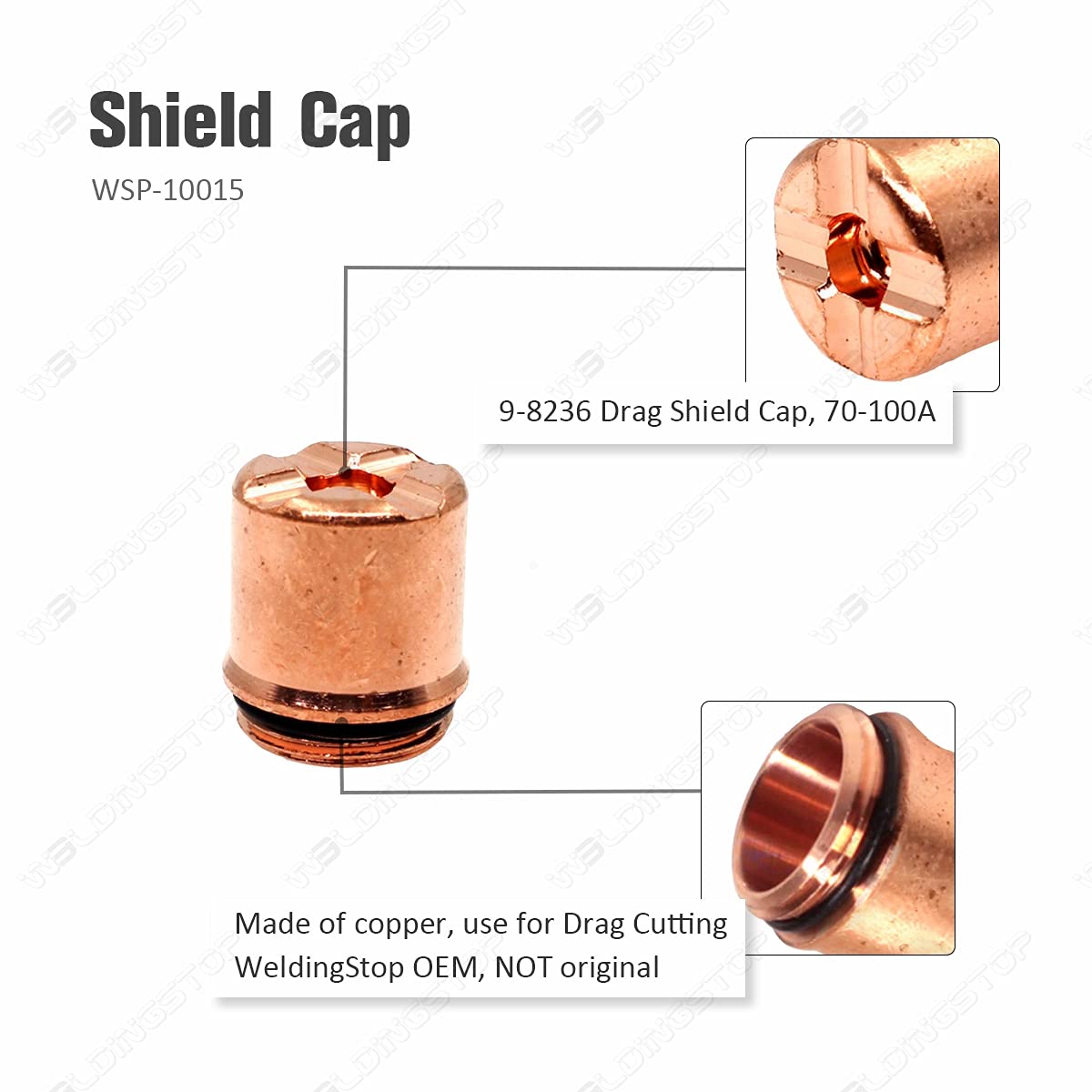 PLAXCON 24pcs AG-60 Consumables Electrode Tip Shield Cap Spacer Guide...