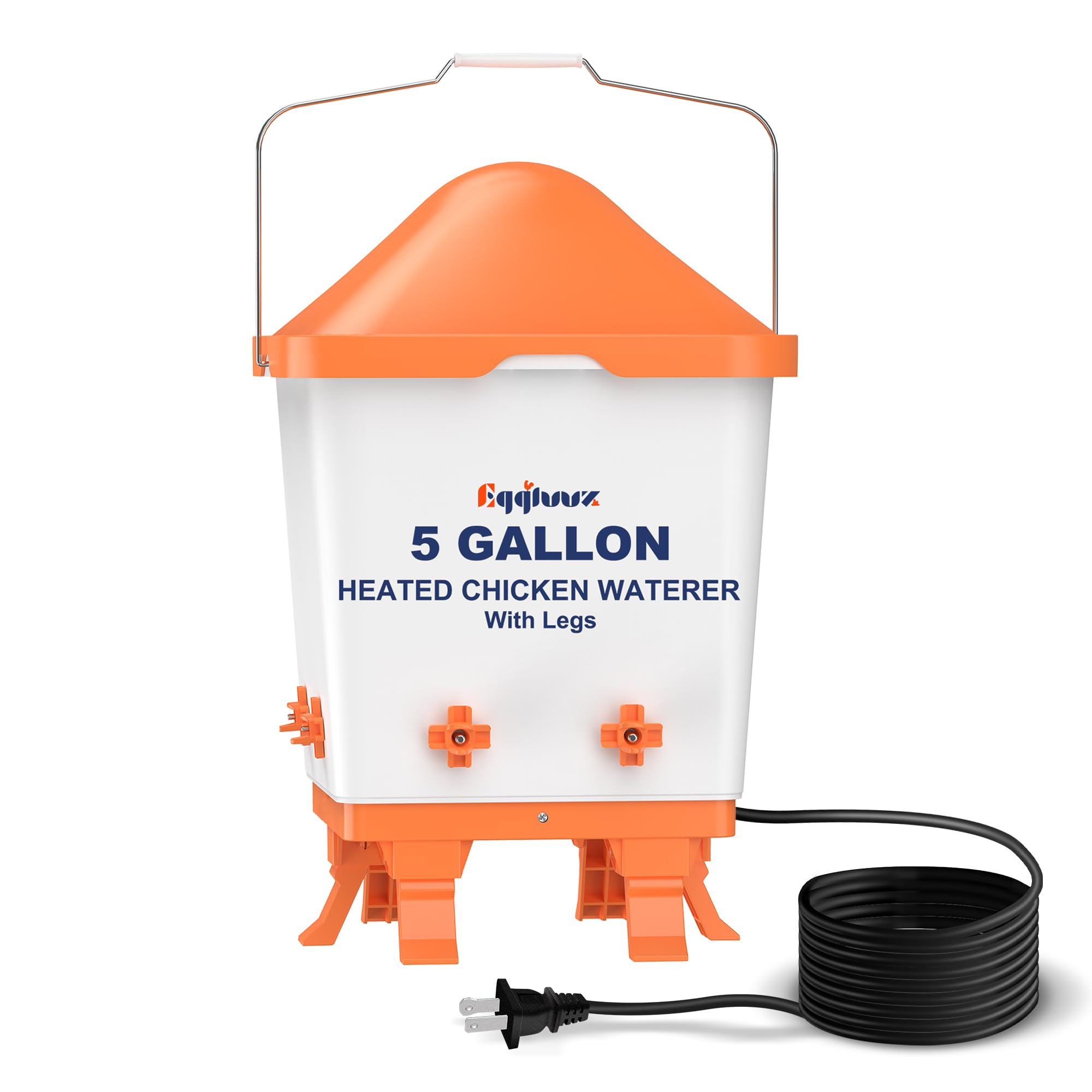 Snapklik.com : Eggluuz Heated Chicken Waterer 5 Gallon Thermostatically ...