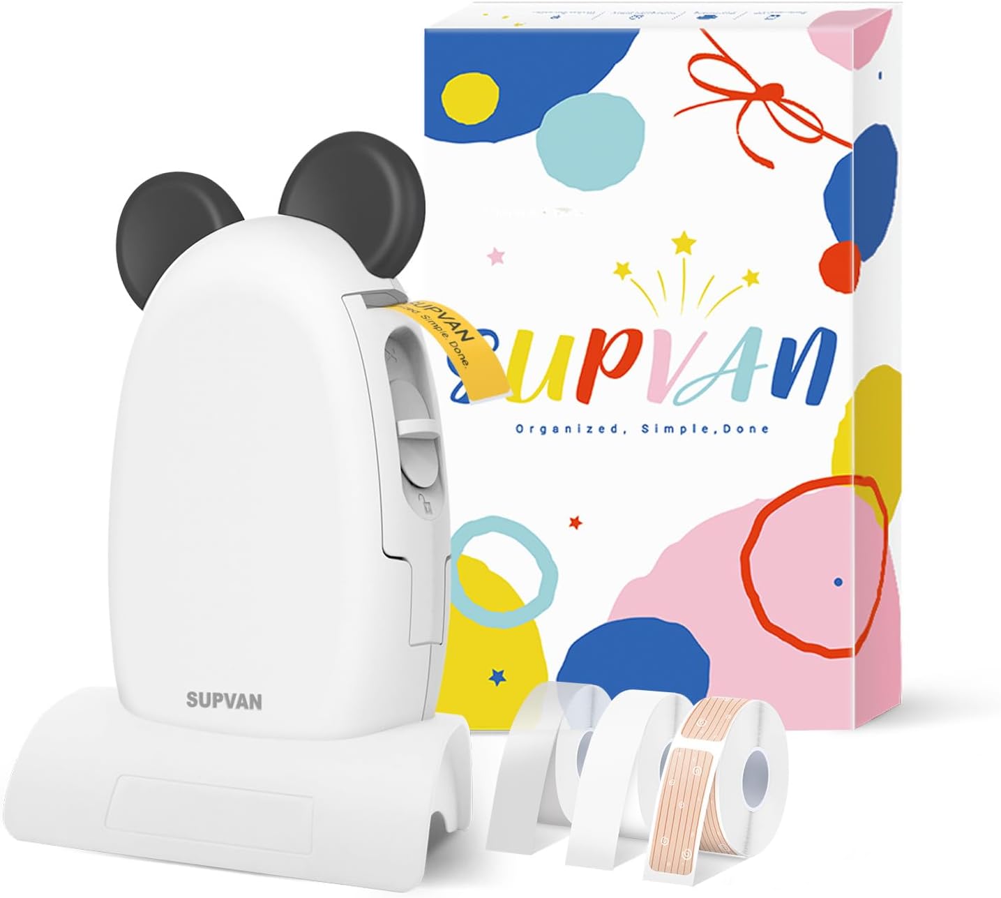 Amazon.com : SUPVAN E10 Label Makers Gift Package Mini Bluetooth Label ...