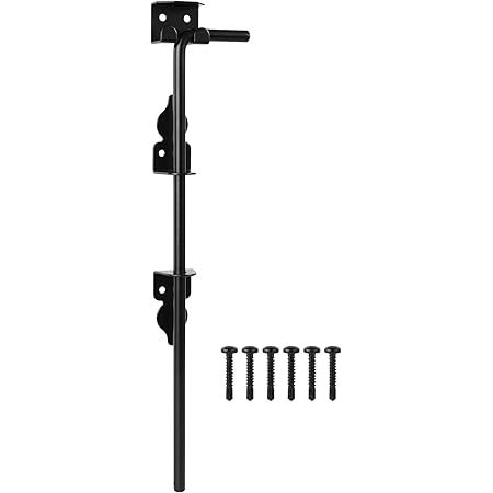 Amazon.com: 36" Vinyl Fence Gate Drop Rod(BLACK)-AKA Gate Drop Pin ...