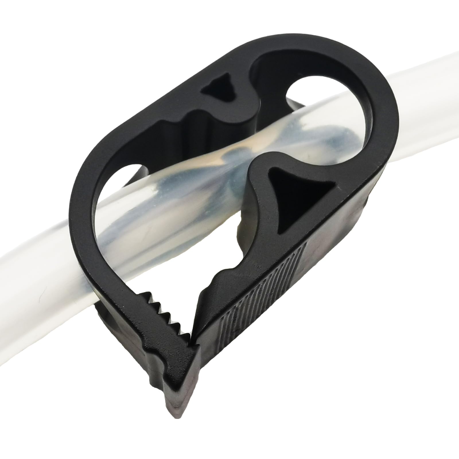 Snapklik.com : Black Plastic Tubing Clamps Adjustable Tube Clamp 0.236 ...