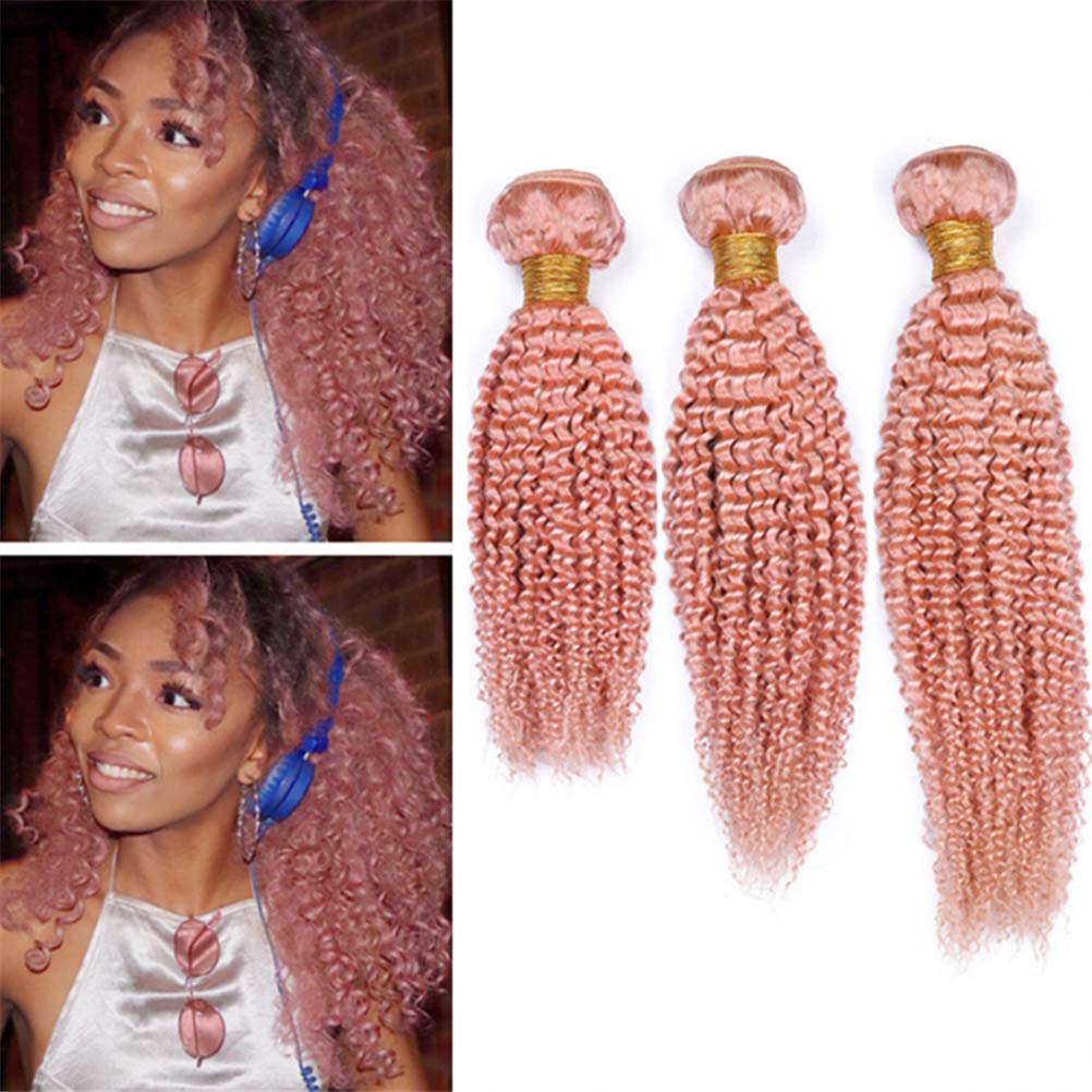 Curly Light Pink Hair