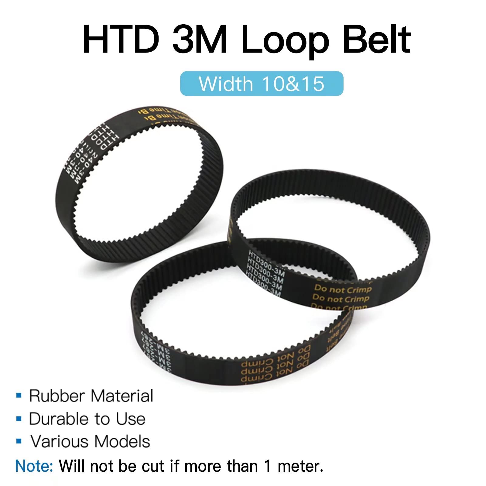 Goodyear RPP Timing Belt 225-3M-15 3M Profile 75 Teeth Goodyear 225-3M ...