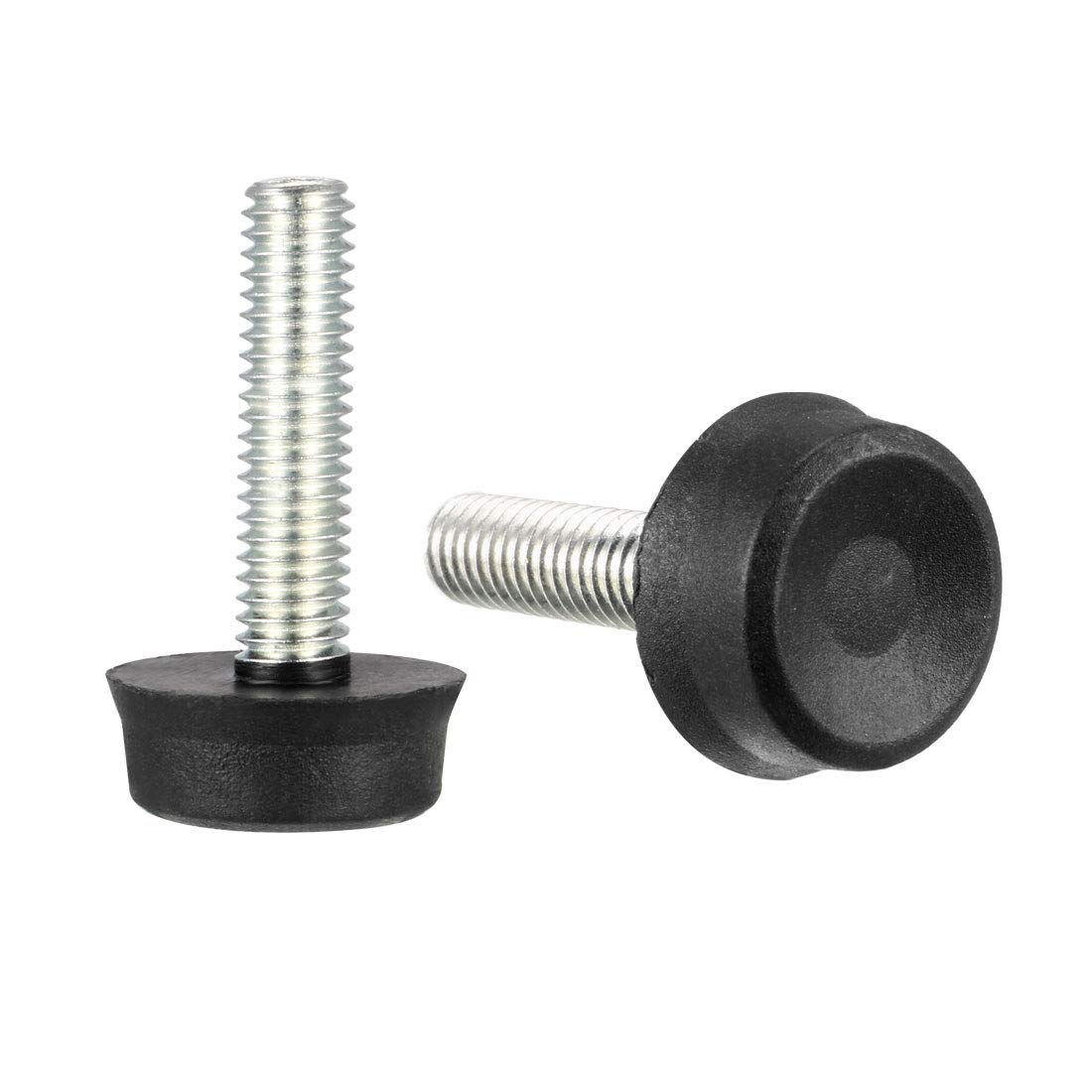 uxcell Furniture Levelers, 7mm to 21mm Adjustable Height M6 x 25mm ...