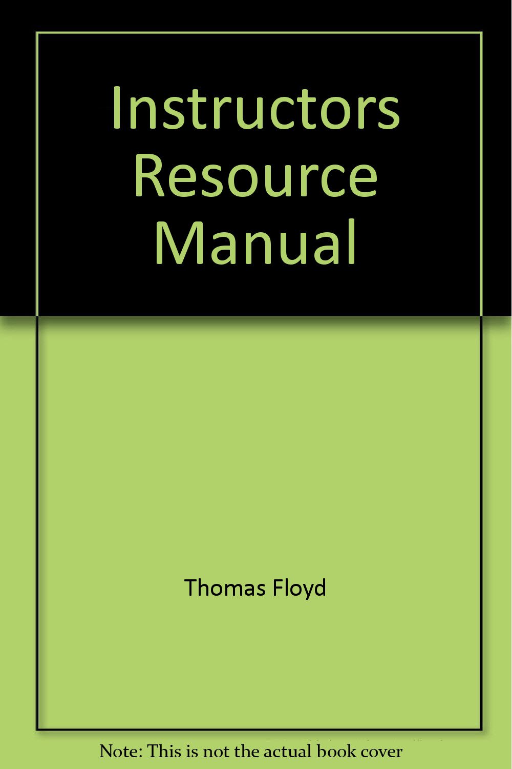 Instructors Resource Manual : Amazon.co.uk: Books
