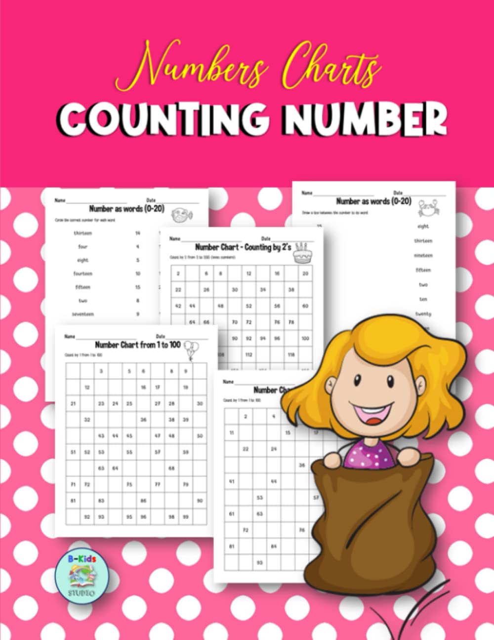 Numbers Charts Counting Number Skip Counting Activities Book Number ...