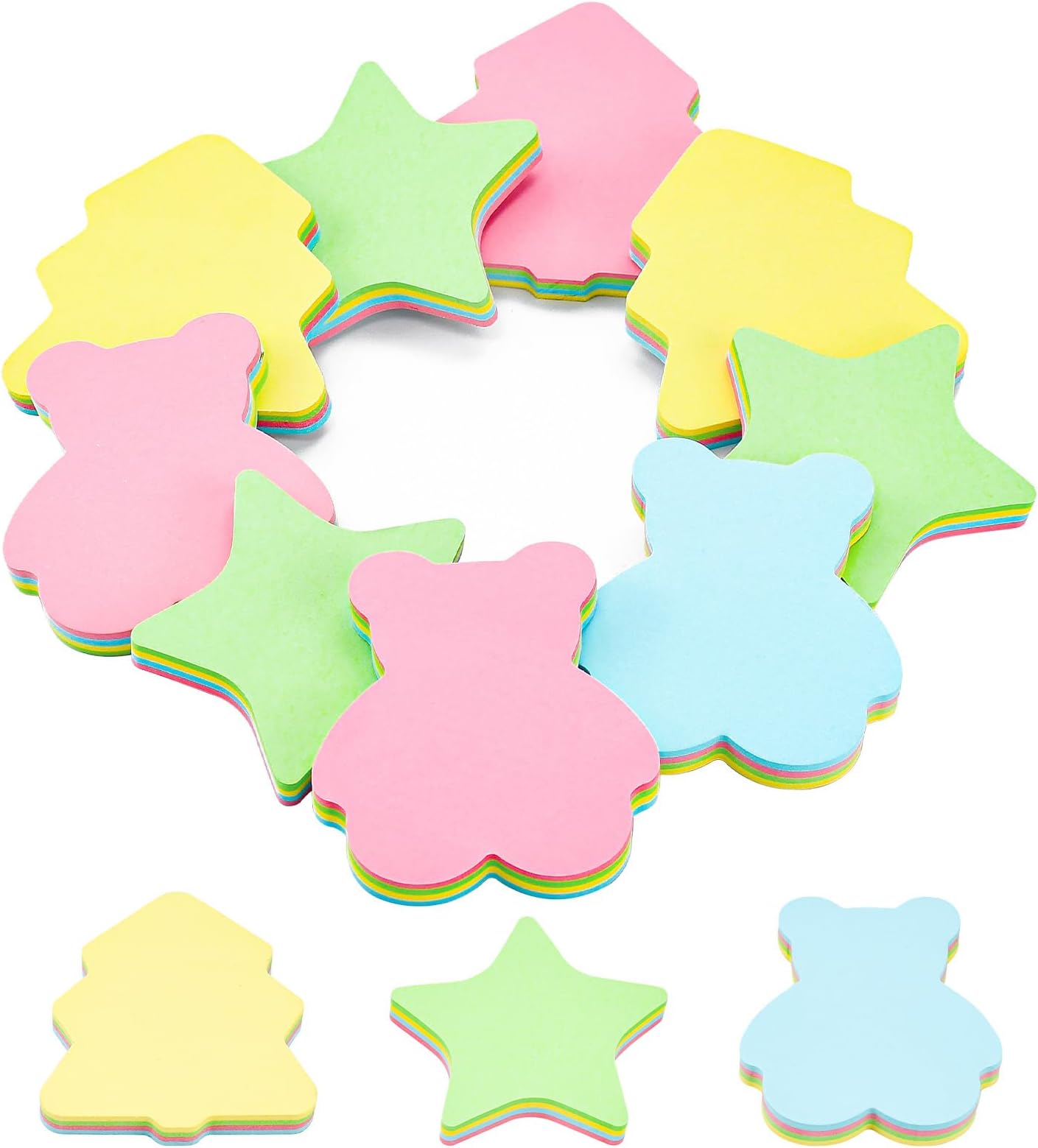 Hexagon Shaped Sticky Notes | 250 Sheets - Made of Paper - Assorted ...