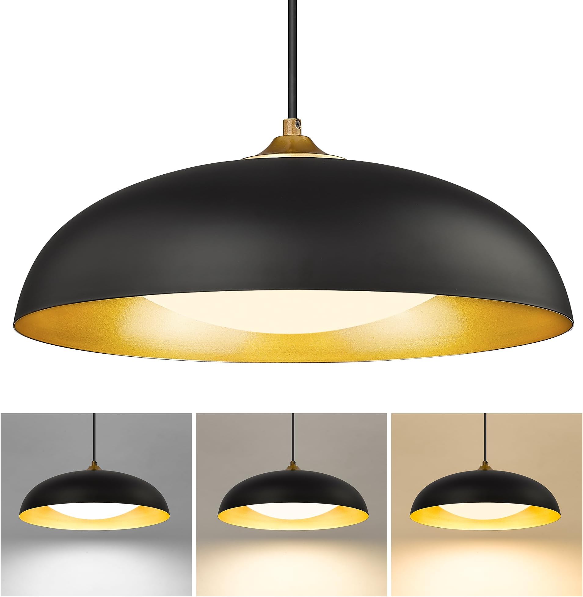 Urban Ambiance Luxury Modern Pendant, Large Size: 9.625''H x 22''W ...