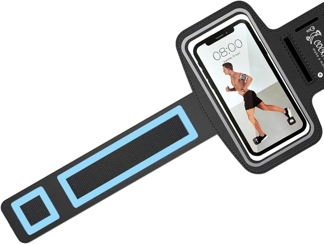 Cockatoo AB01- Adjustable Sports Arm Band, Waterproof Anti Sweat PU ...