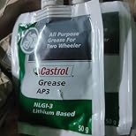 Castrol Grease AP3 NLGI-3 Lithium based All Purpose Grease for Two Wheeler 50G : Amazon.in: Car ...