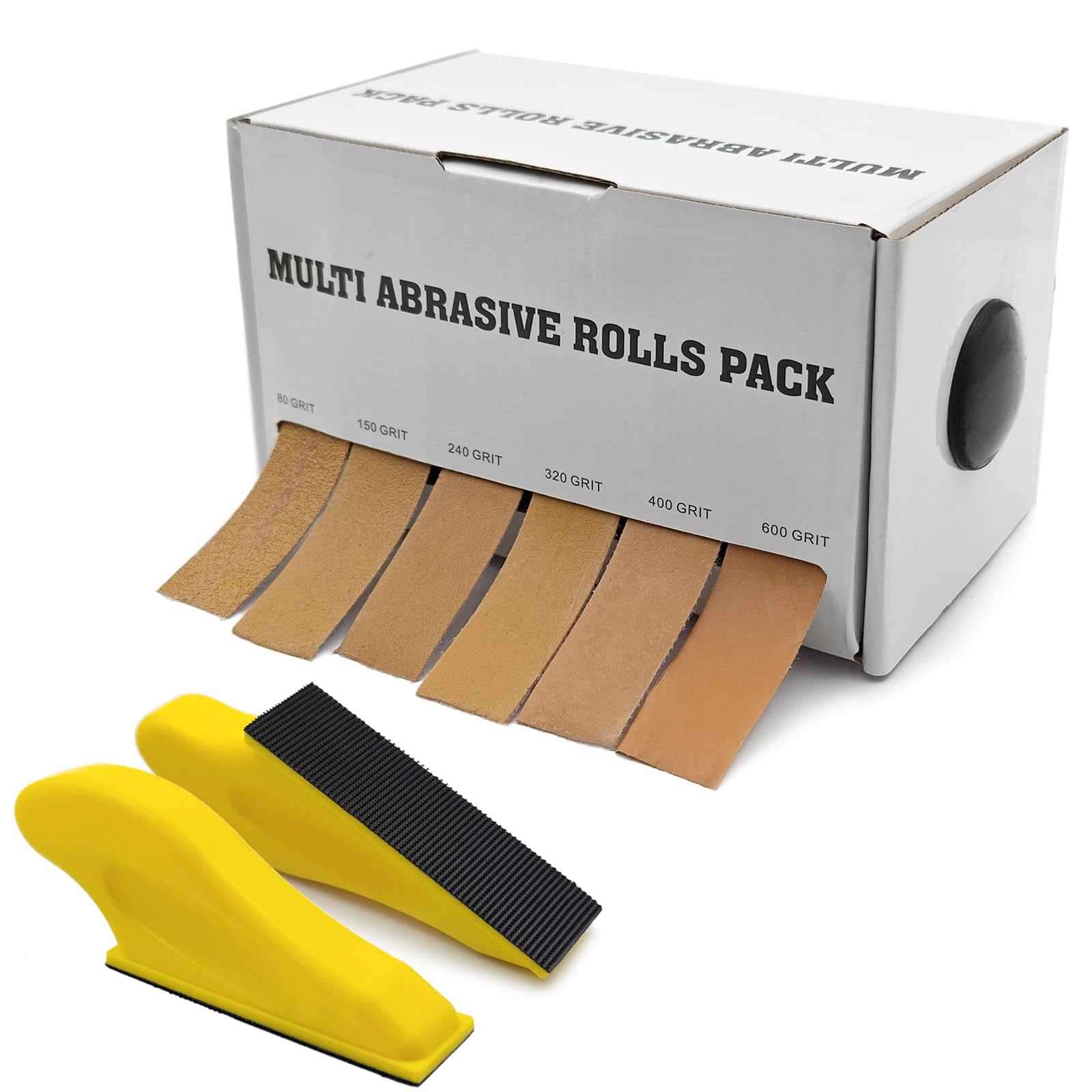 Hand Sander Kit, Assorted Micro Sander Sand Paper 80 150 240 320 400 ...