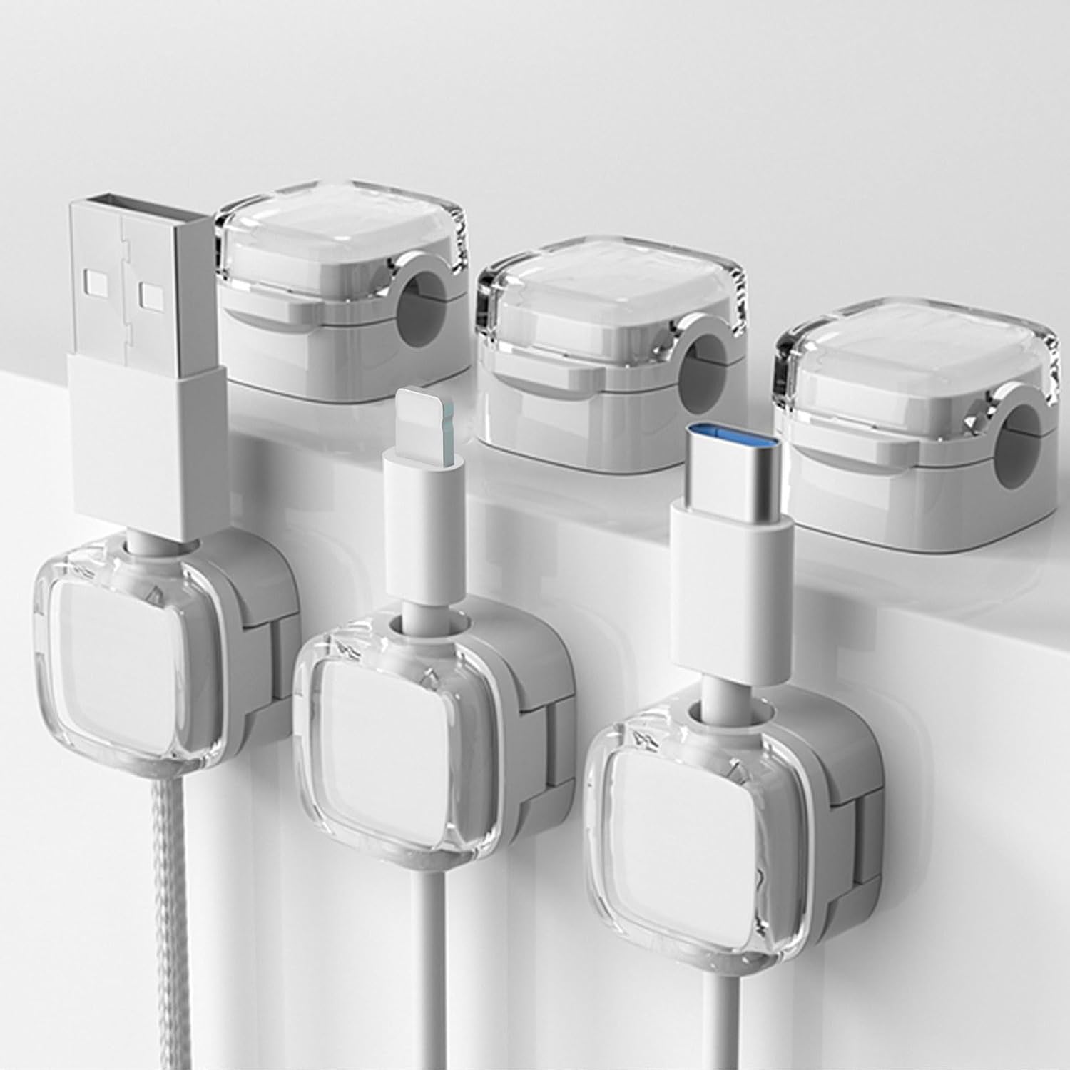 Amazon.com: 6PCS Magnetic Cable Clips, Charging Cable Magnetic Cable ...