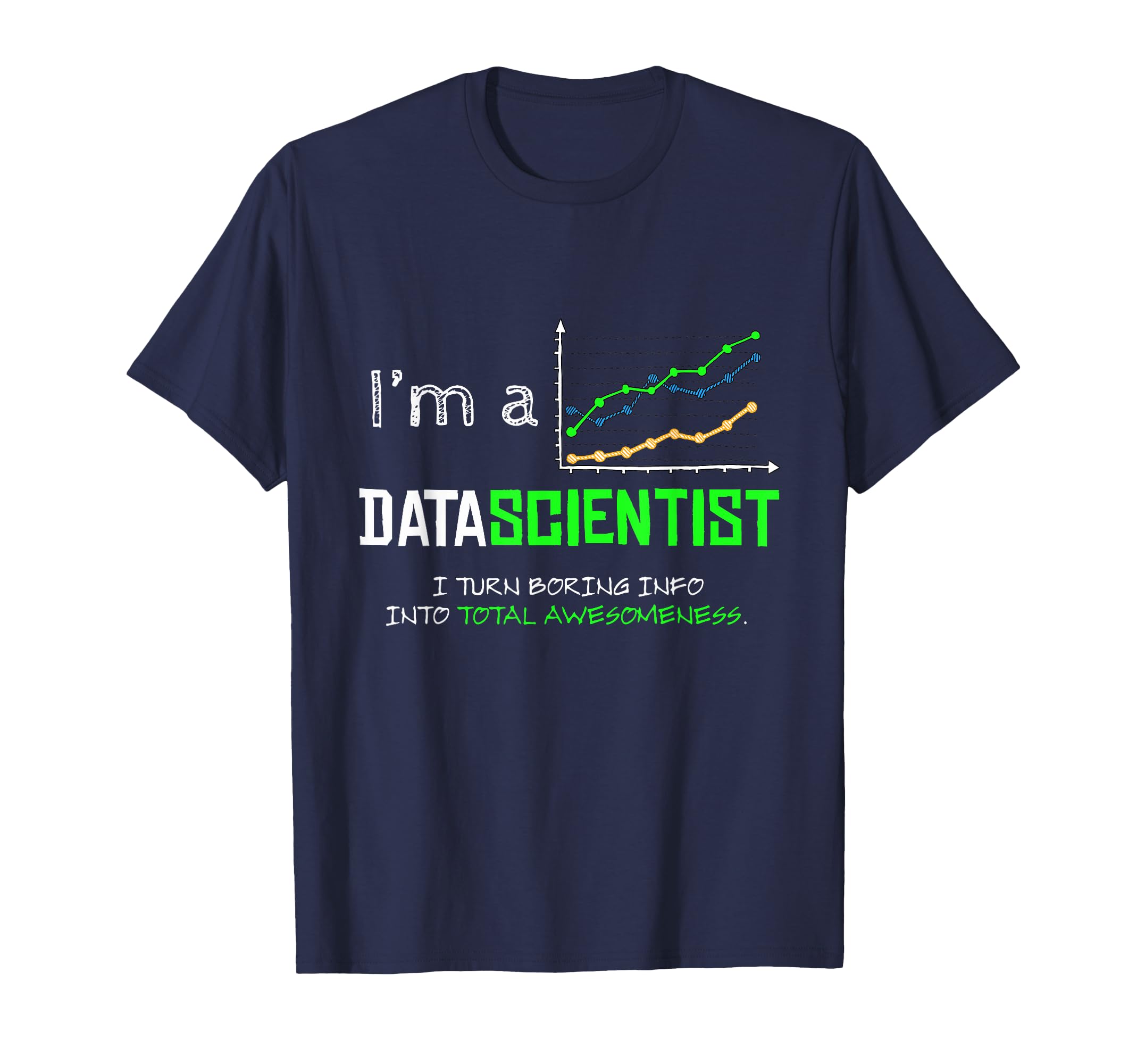 Amazon.com: I'm a Data Scientist: Funny Data Science Saying Shirt T ...