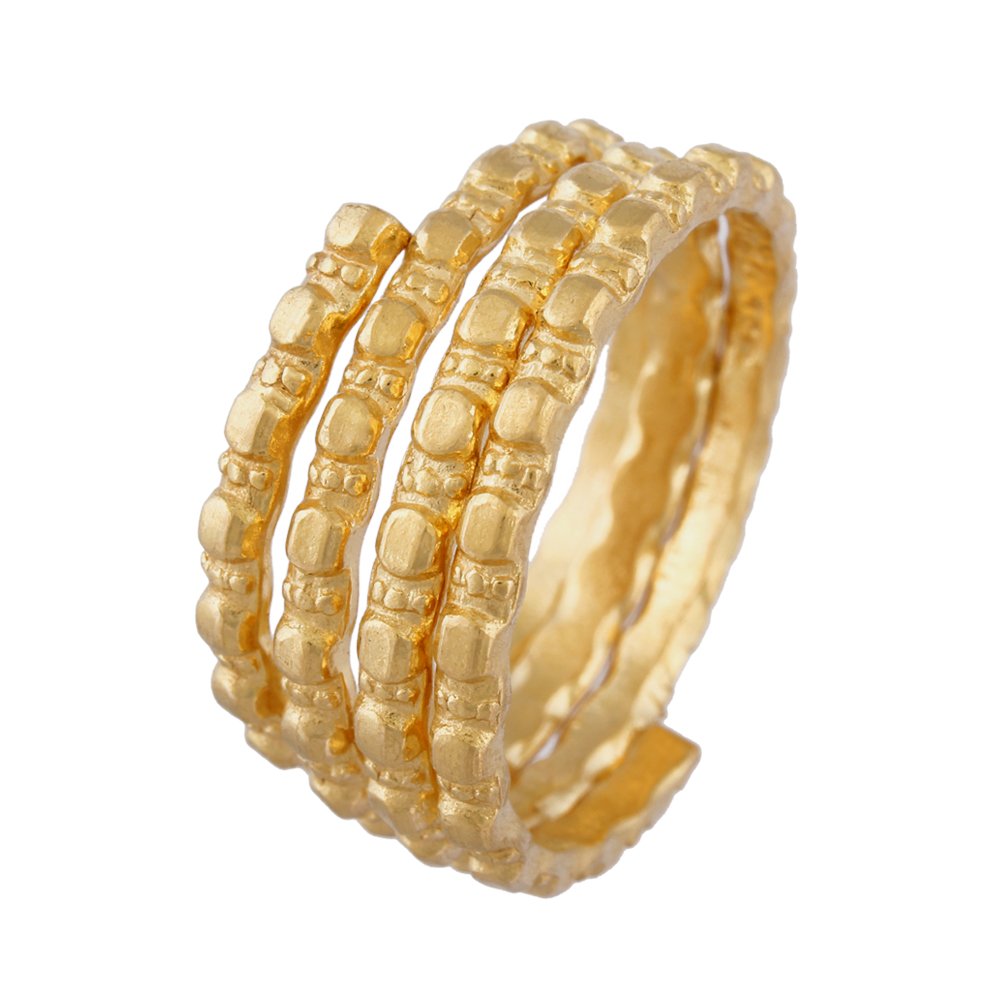 Buy WHP Jewellers 20 gm, 23KT Yellow Gold Vedhani Ring Online at Low ...