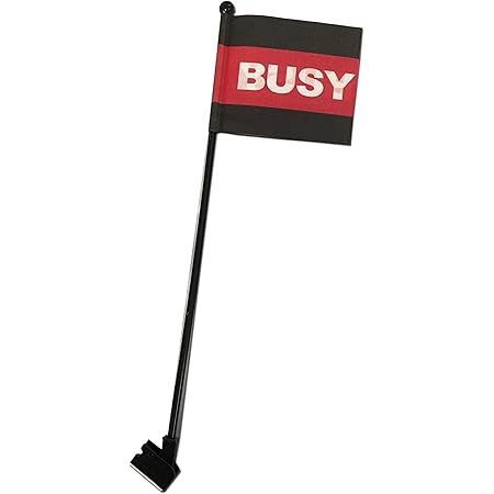 Amazon.com : Busy Desk Flag with Flag Up Flag Down Flip Clip Pomodoro ...