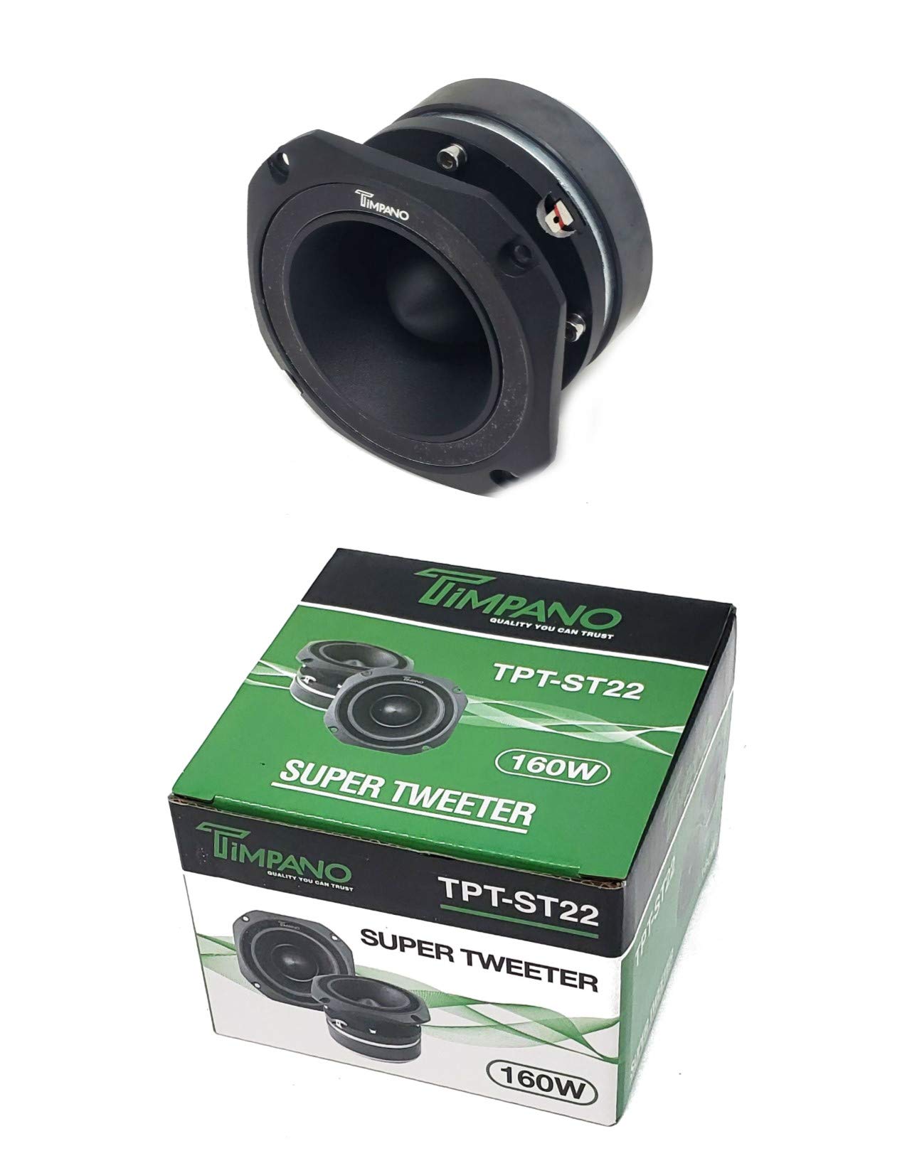 Buy Timpano Super Tweeter TPT-ST22 Titanium Bullet Horn Tweeter, 8 Ohms ...