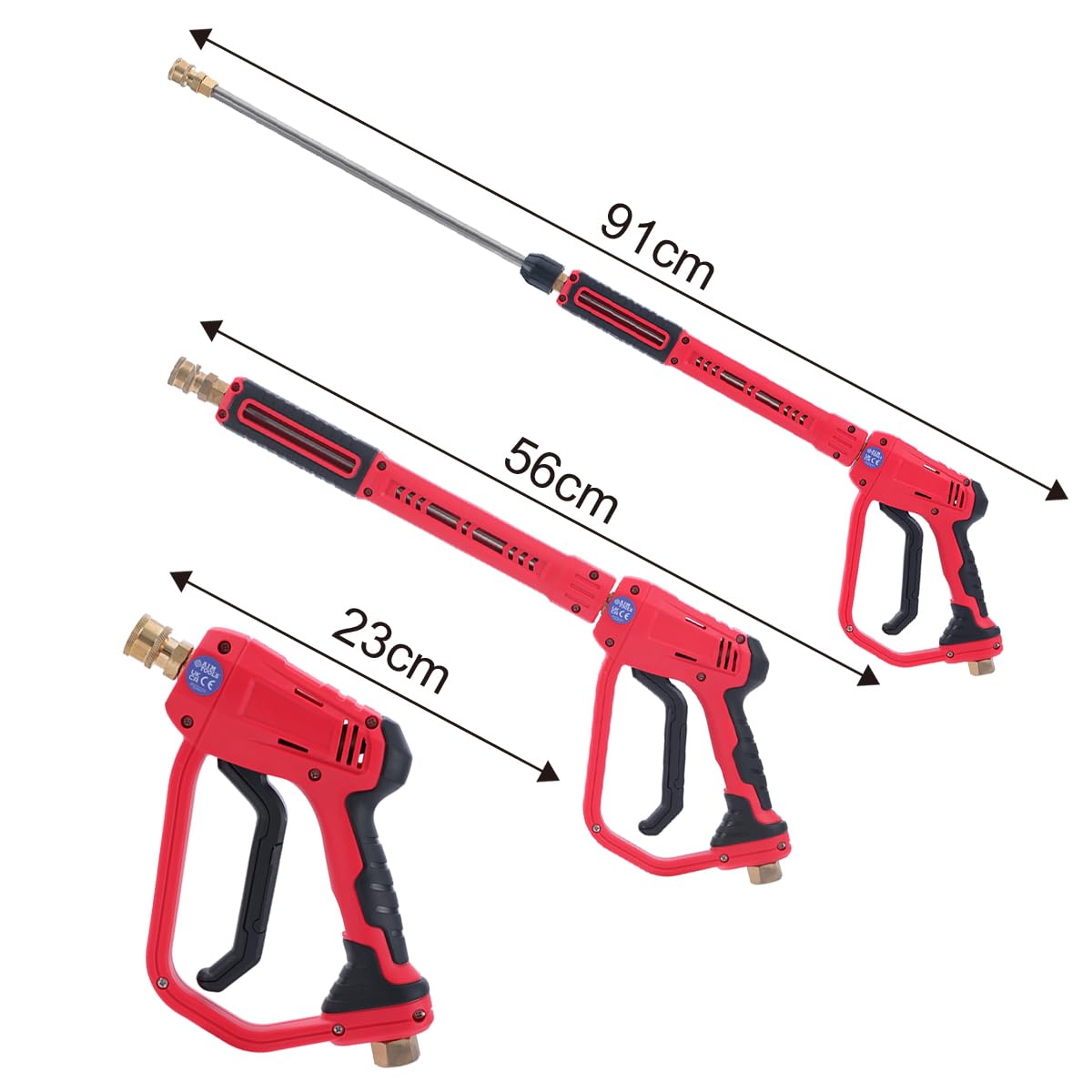 Aim Tools High Pressure Washer Gun Long Lance 4000 PSI with 3/8″ Female ...