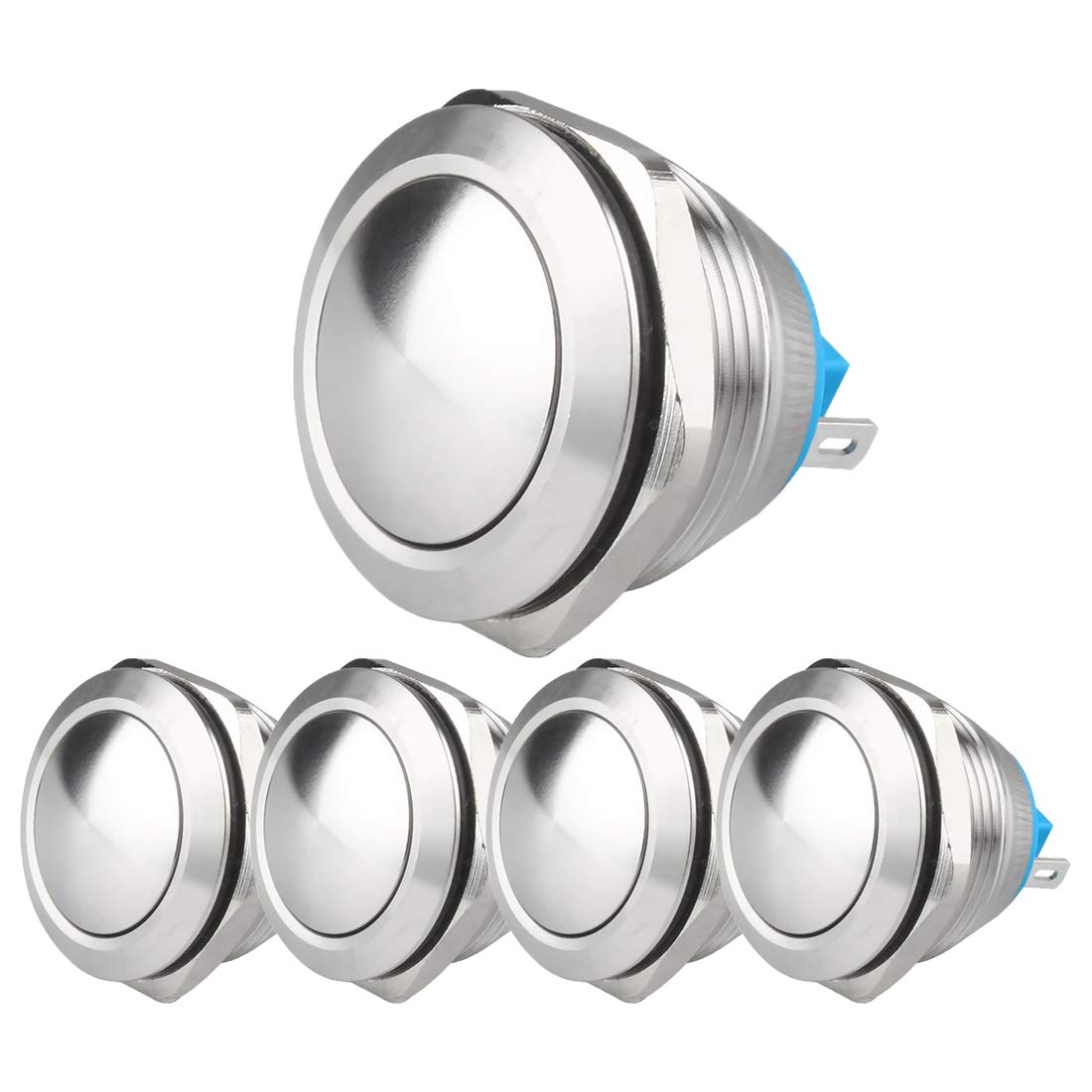 Snapklik.com : Larcele 22mm Push Button Switch Waterproof Momentary ...