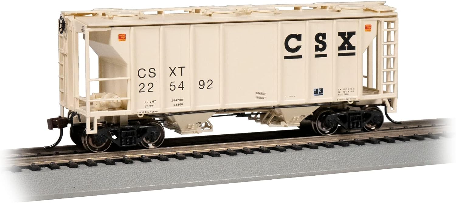 Amazon.com: Bachmann Trains - PS-2 Two Bay Covered Hopper - Late ...
