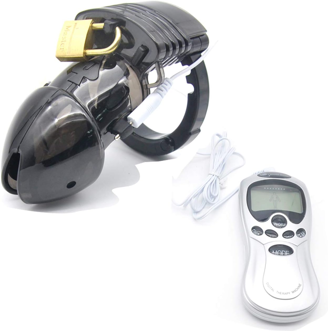 Electro Shock Male Chas tity Device Adjustable Cuff Ring électronique E ...