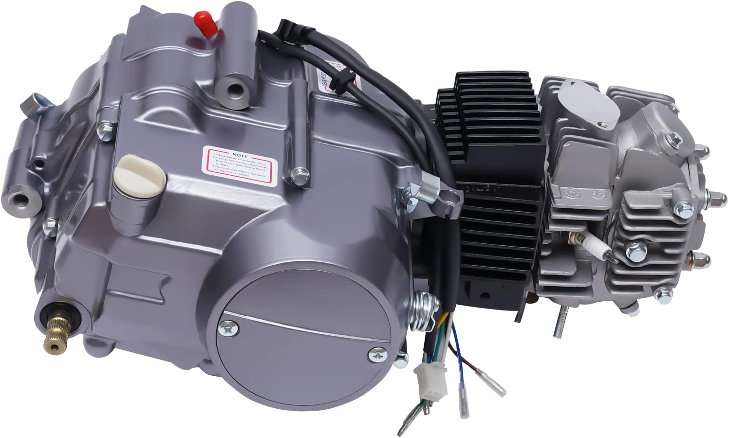 Amazon.com: 140CC Engine 4 Stroke Racing Engine, 4 Speed Horizontal ...