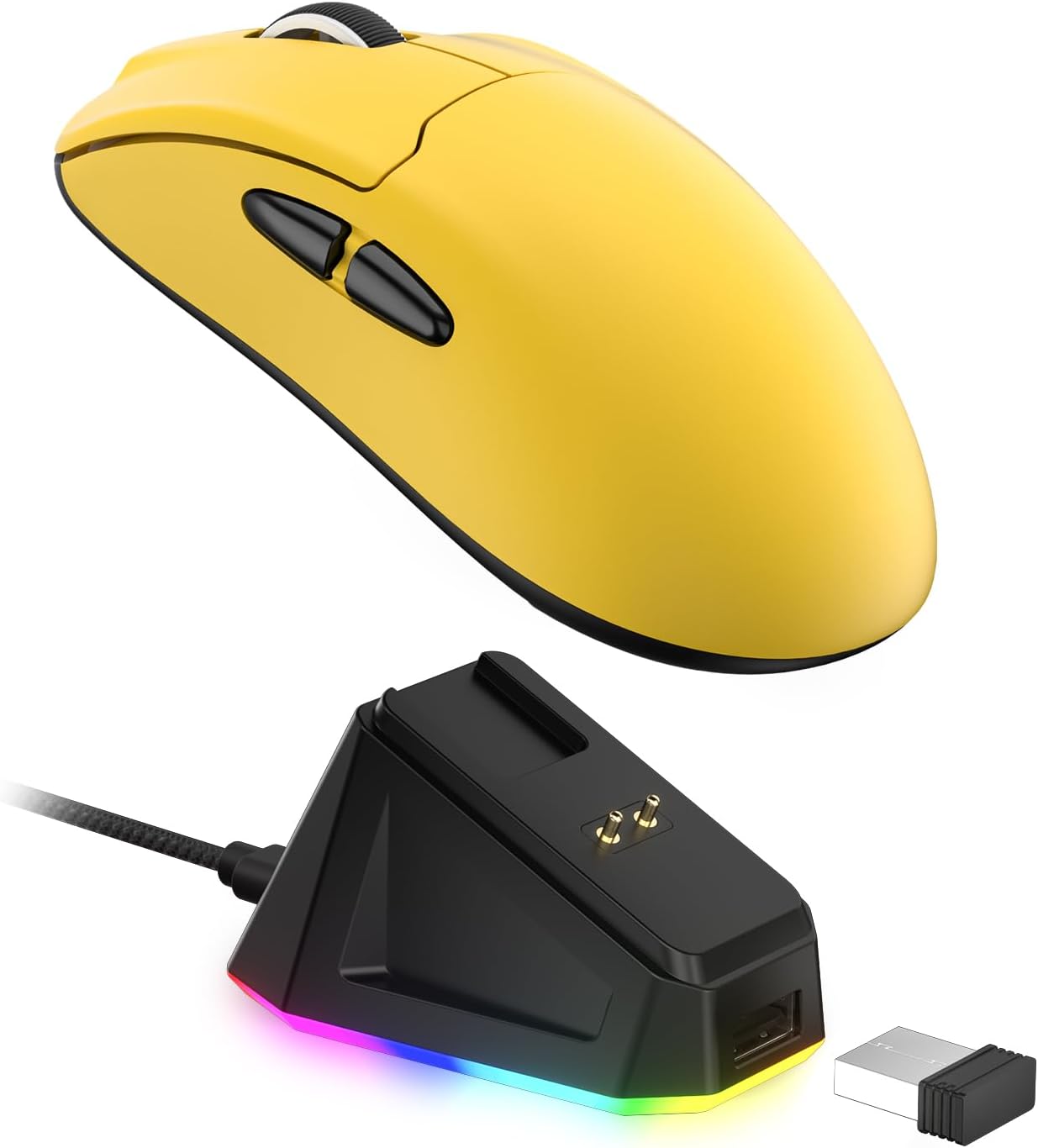 Amazon.com: LTC GM022 Ultralight 3-Mode Wireless Gaming Mouse with RGB ...