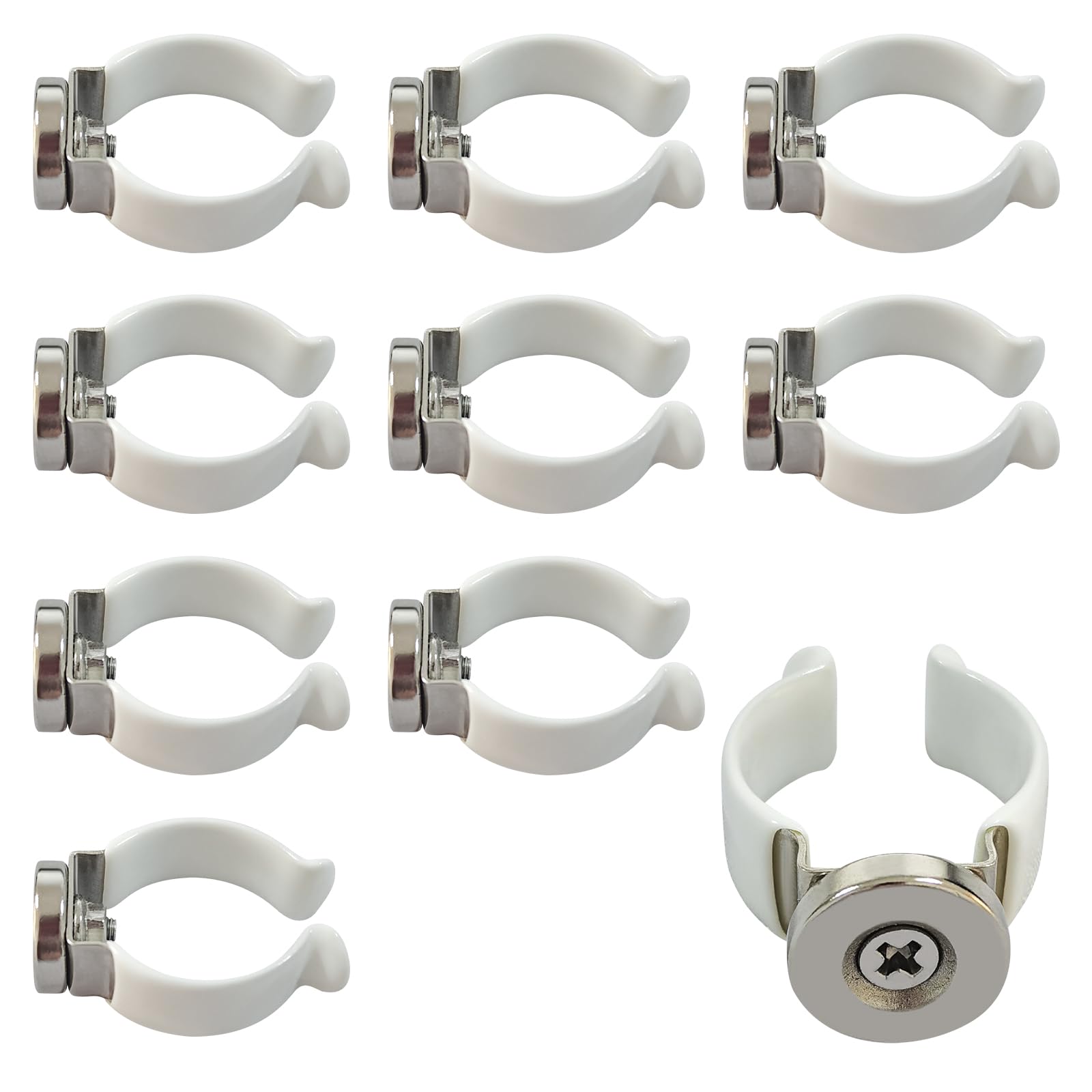 Amazon.com: 10pcs Magnetic Candle Clamps, Wall-mounted Hose Clamp ...