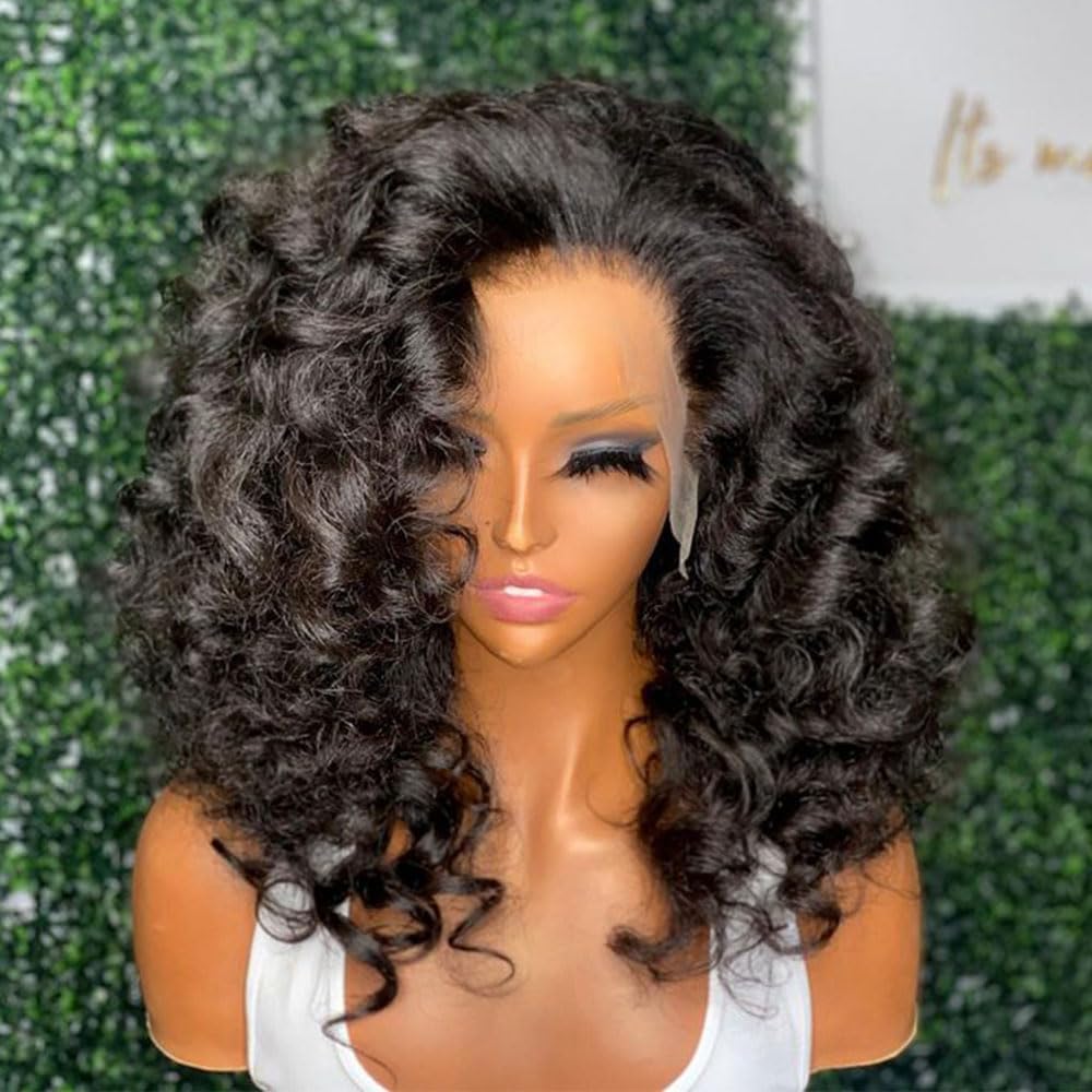 Amazon.com : Youleas 250% Density Wear and Go Glueless Wigs Human Hair ...