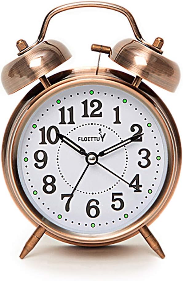 Amazon.com: FLOITTUY {Loud Alarm for Deep Sleepers) 4'' Twin Bell Alarm ...