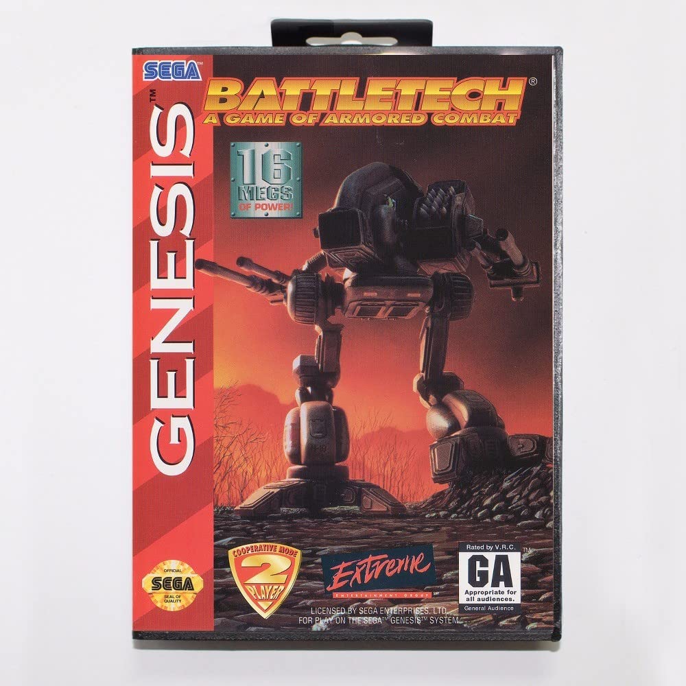 Amazon.com: Battletech Game Cartridge 16 bit MD Game Card With Retail ...