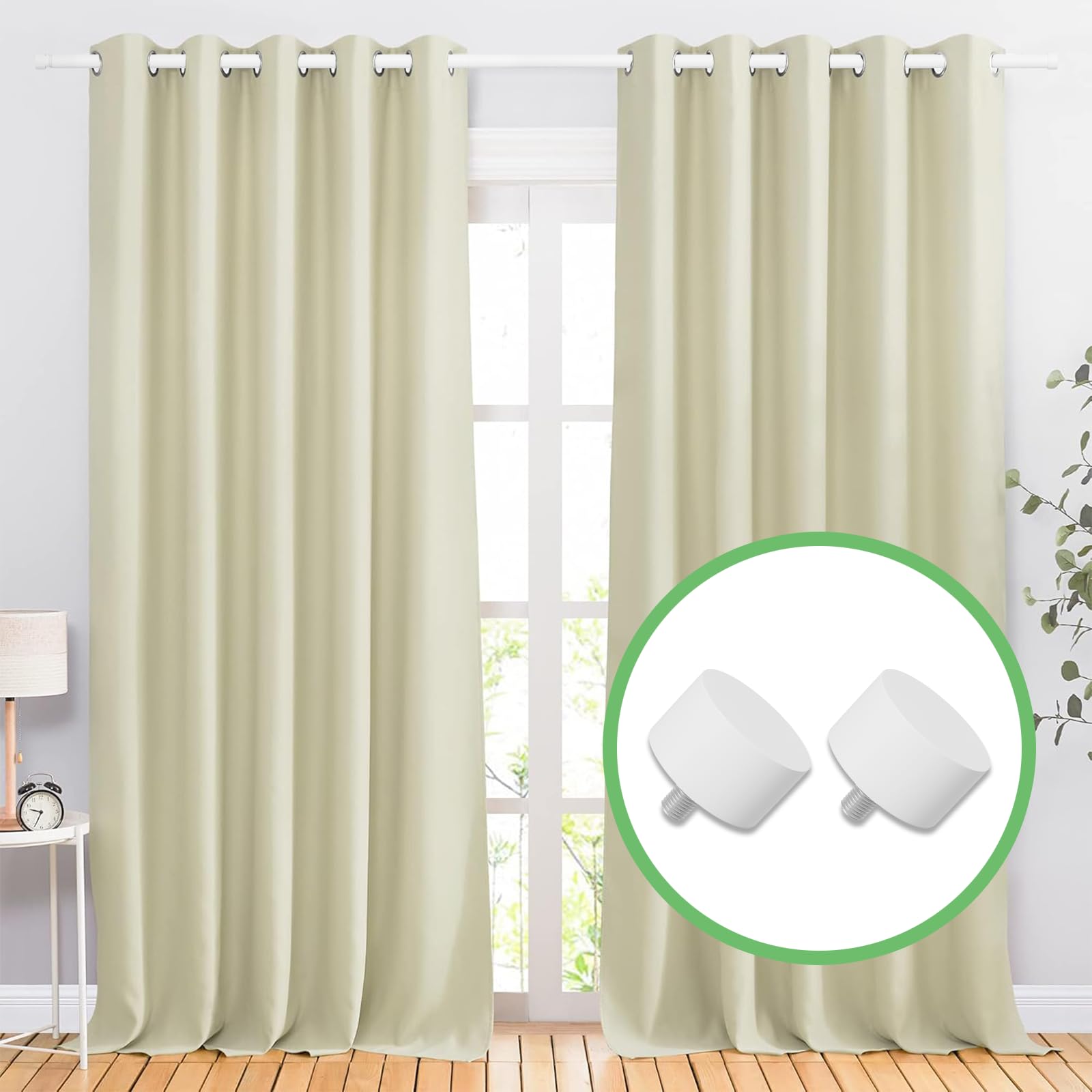 15 Inch Curtain Rod 15 43.3 Inches Adjustable Spring Curtain Tension