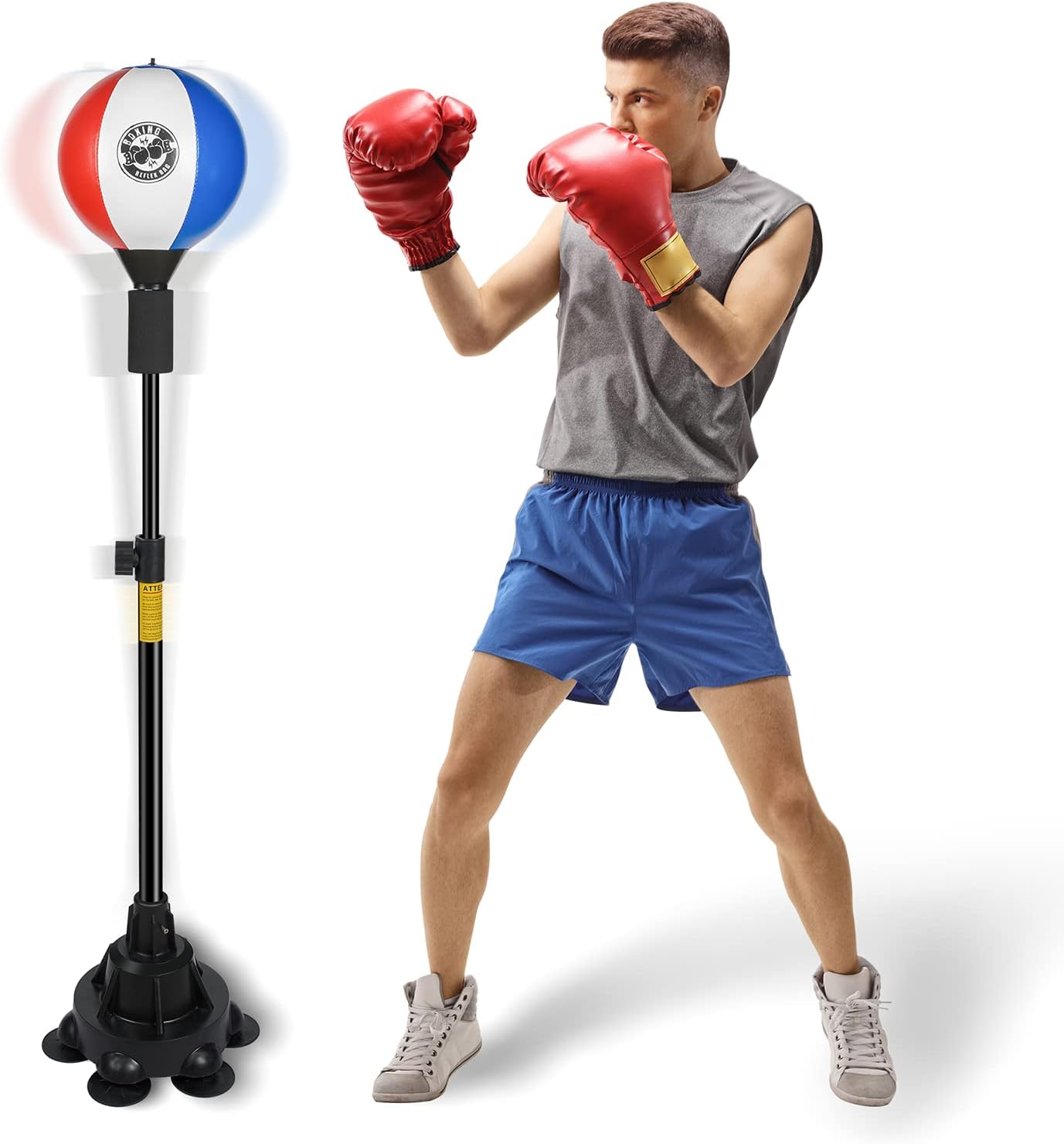 Amazon.com : Upgraded Punching Bag with Stand, Boxing Bag for Adults ...