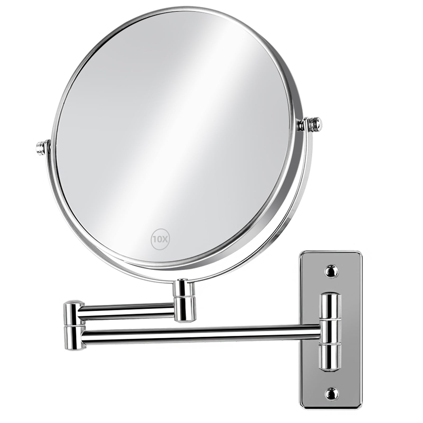 Amazon.com - AumVum 8" Wall-Mounted Vanity Mirror, 1X/10X Magnifying ...