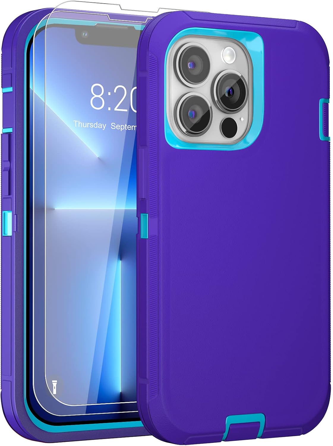 Amazon.com: JGS for iPhone 13 Pro Max Case 6.7", Military Grade 3 in 1 ...