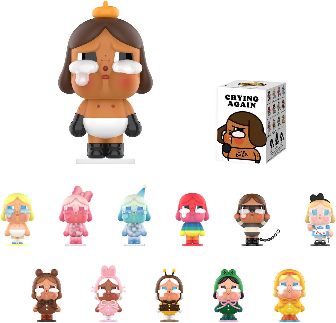 Amazon.com: POP MART Crybaby Sunset Concert Series-Plush Doll, 11.81 ...