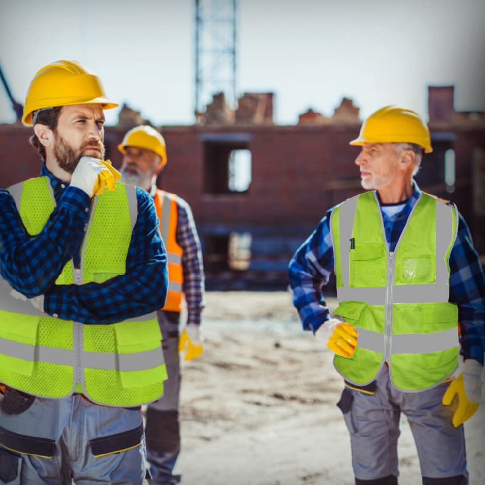 Snapklik.com : FEimaX High Visibility Safety Vest Mesh Reflective Work ...