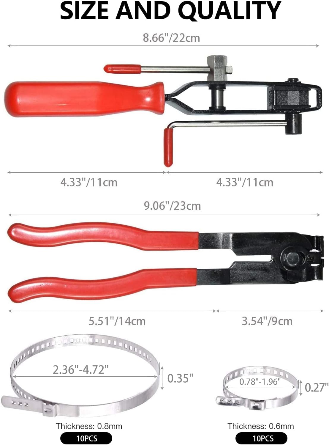 Snapklik.com : Qulable 22Pcs CV Boot Clamp Pliers Set Cv Axle Removal ...
