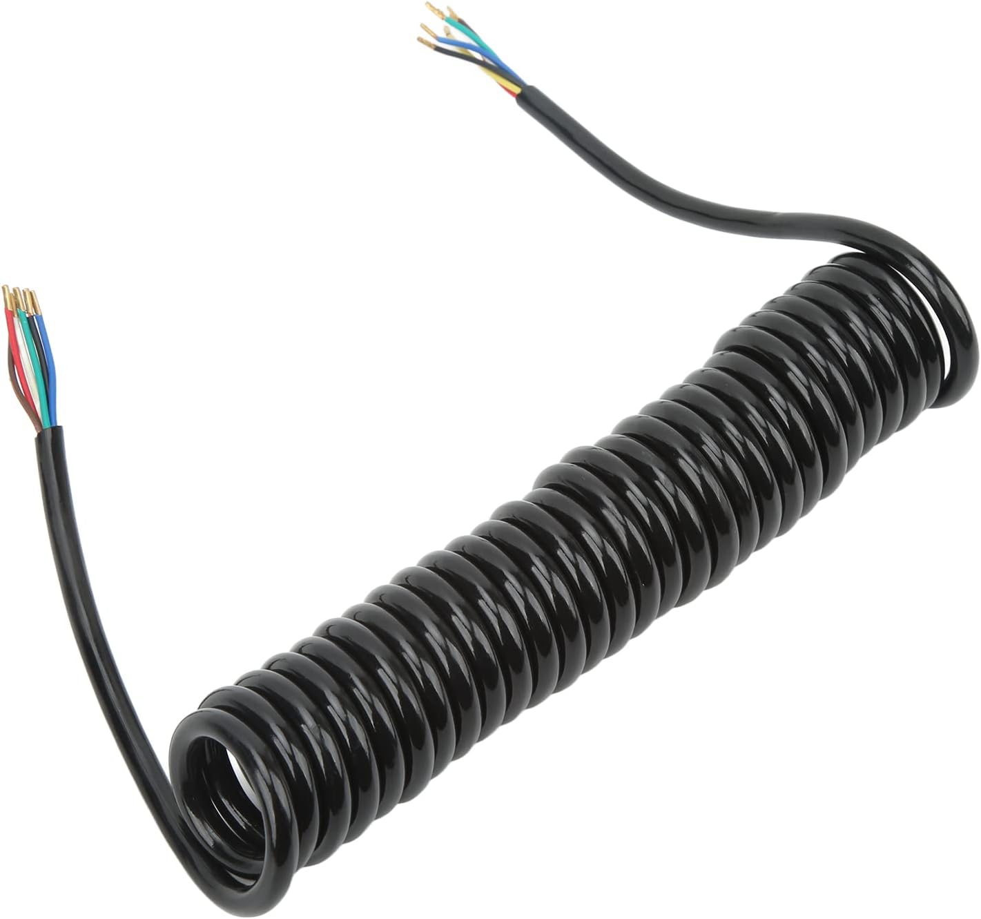 Amazon.com: Trailer Wiring Coiled Cable,Trailer Extension Coiled Cable ...