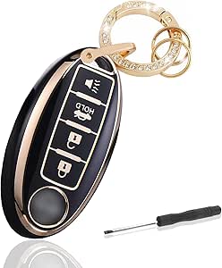 Amazon.com: Automotive Key Shell Flexible Waterproof Silicone Key Fob ...