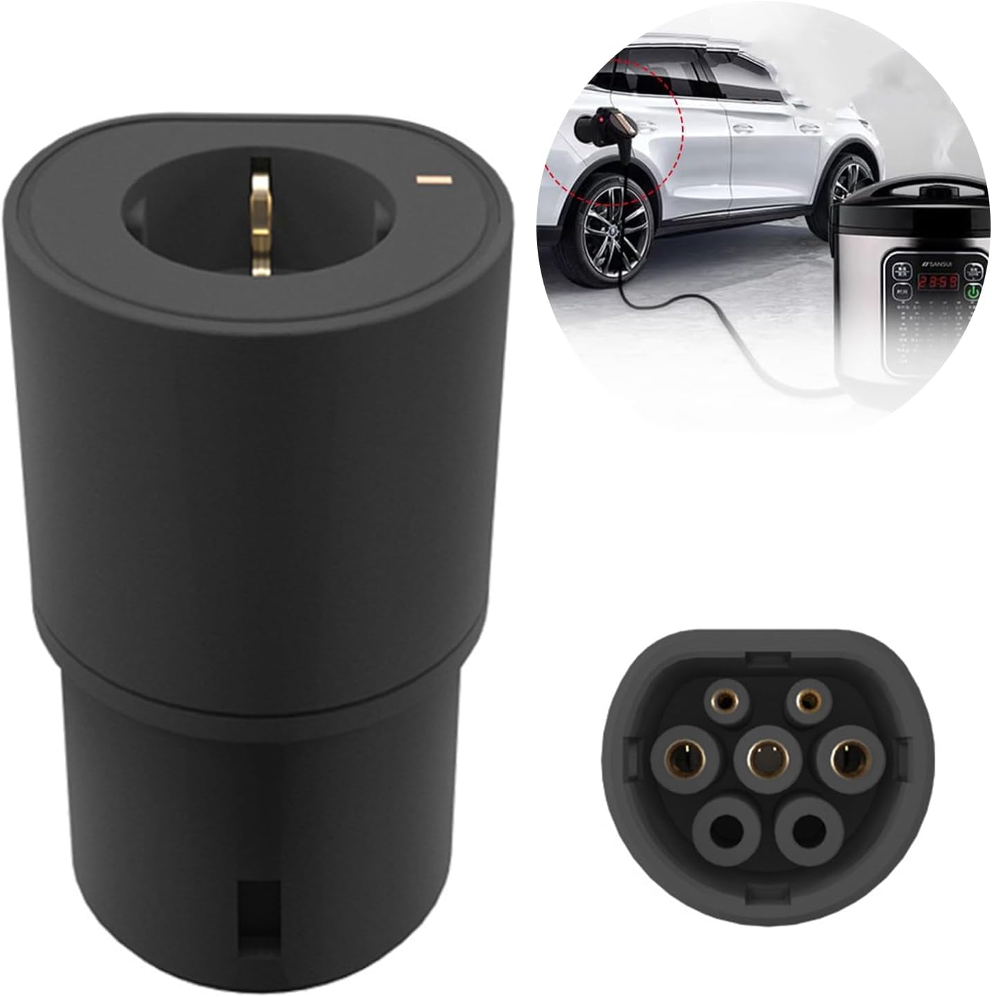 Charging Cable Adapter 10 A 220 V EV Charging Cable Adapter Power ...