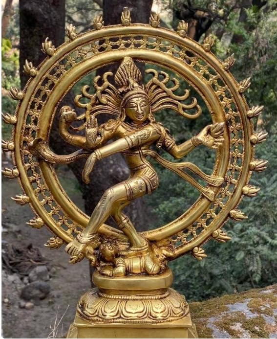 Buy Vittu Kalai Brass Nataraja Statue, 24 CM. Natraj Idol, Dancing ...