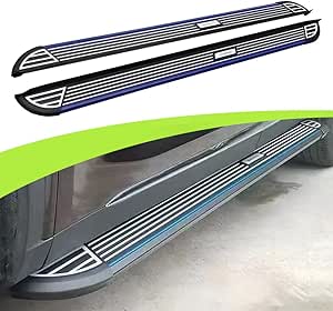 Amazon.com: 2Pcs Aluminum Running Boards Fixed Nerf Bars Side Steps ...