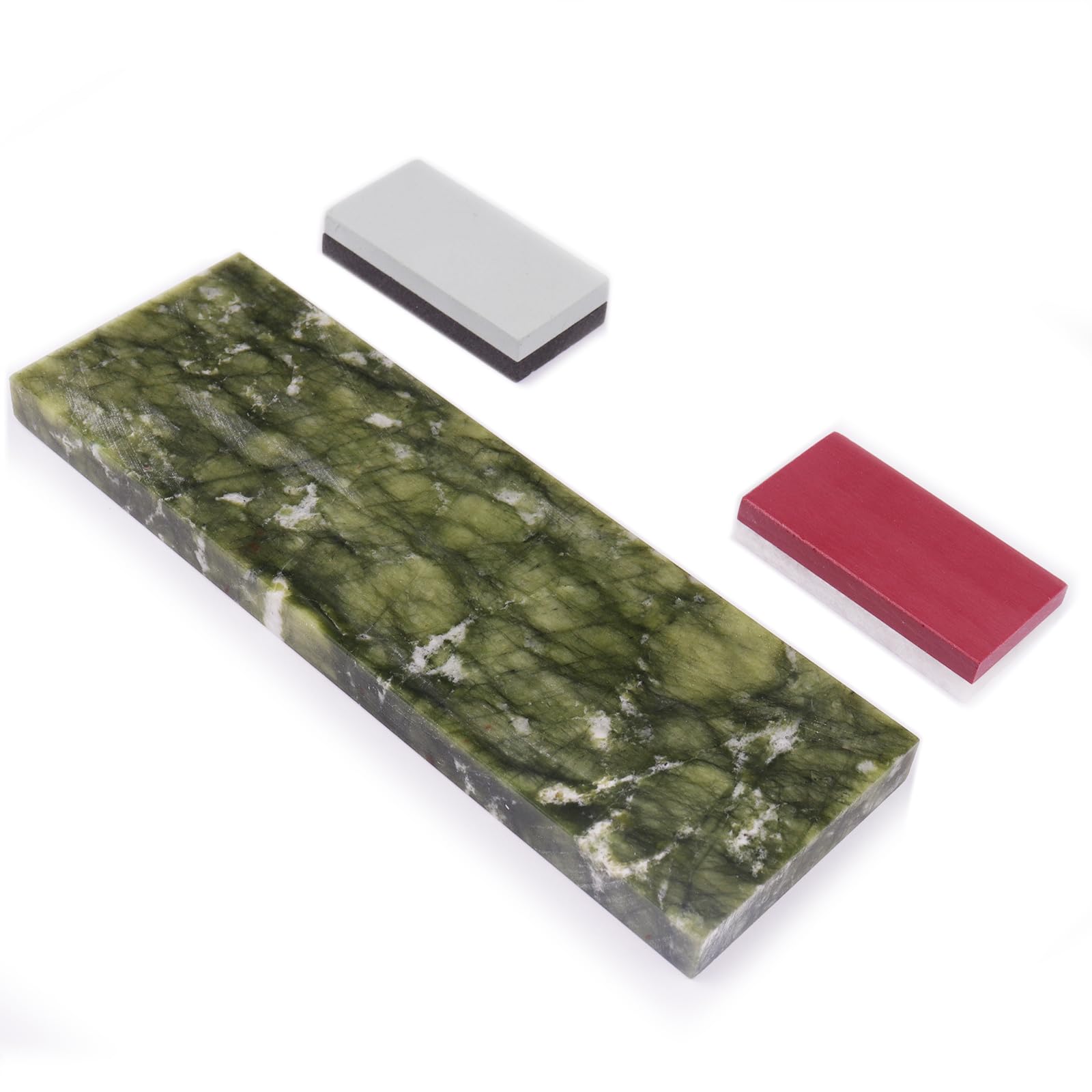 CBRIGHT 2 pieces Red Oilstone Sharpening Whetstone/Polishing Sharpener ...