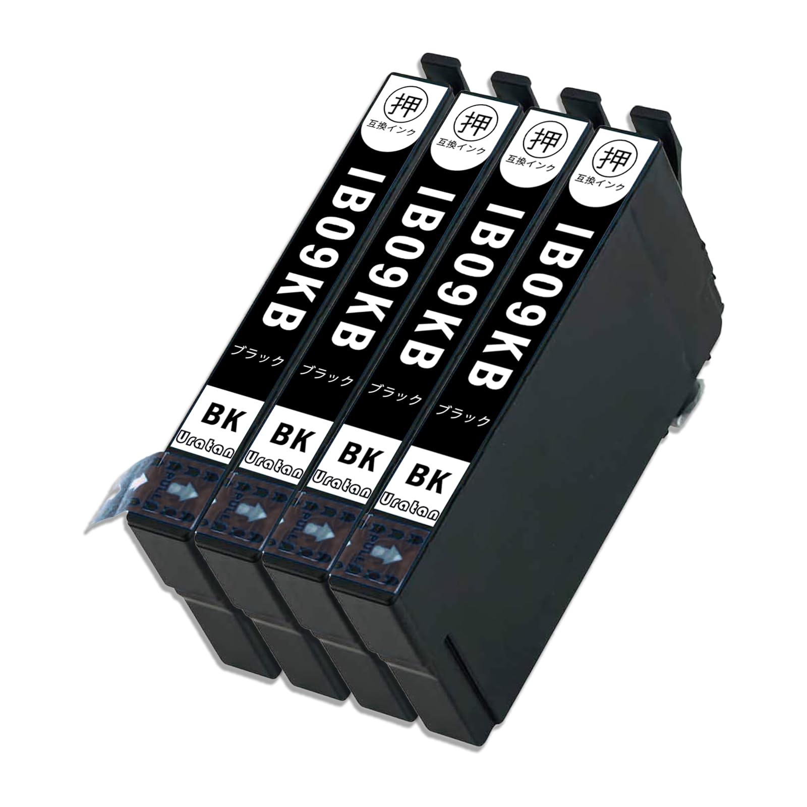 Amazon.co.jp: 【Uratan】IB09KB 4本 ブラック 互換インクカートリッジ 互換品 インク IB09CL4B 日本出荷 ...