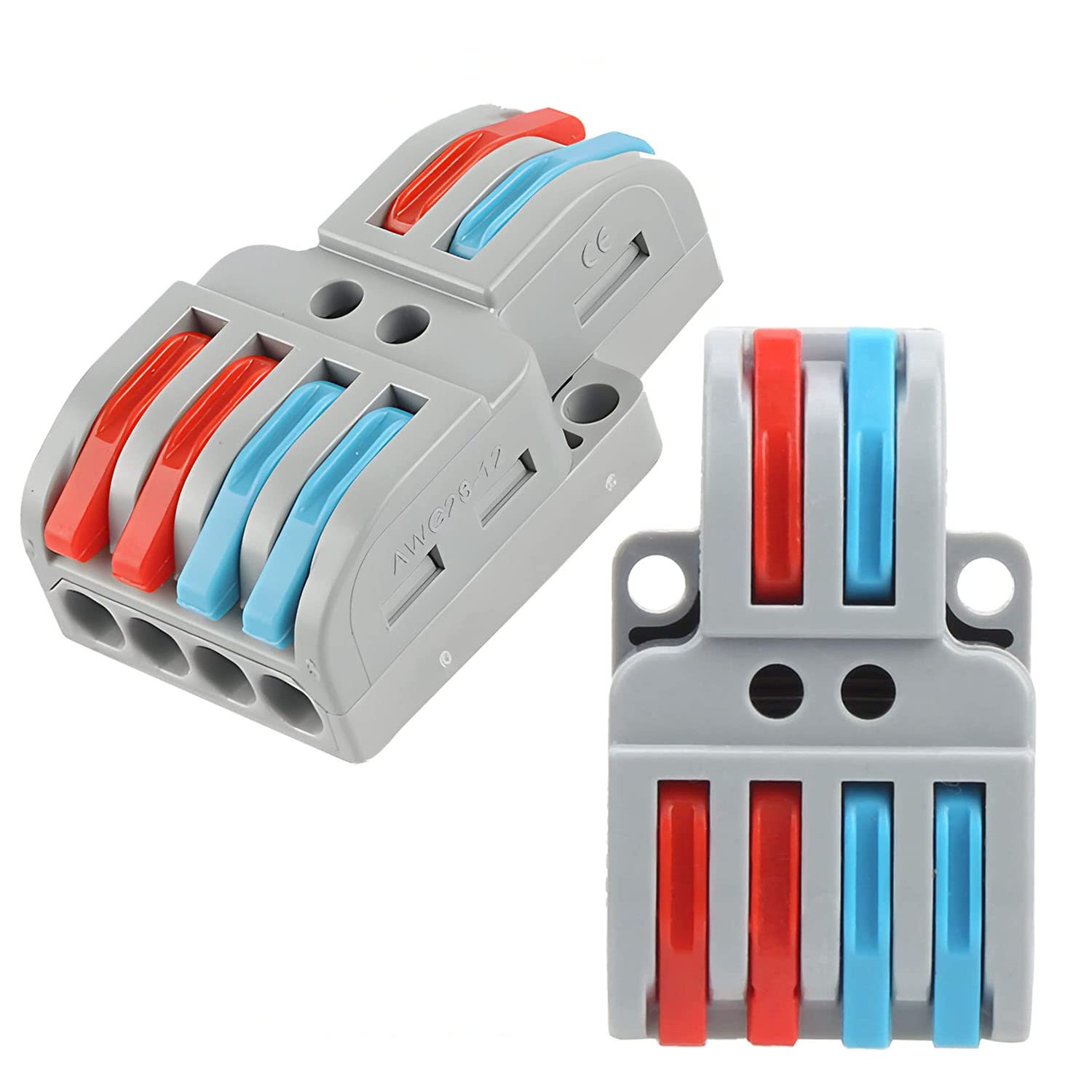 WOODTULA 2 to 4 inline Wire Connectors - Quick Electrical Connector ...