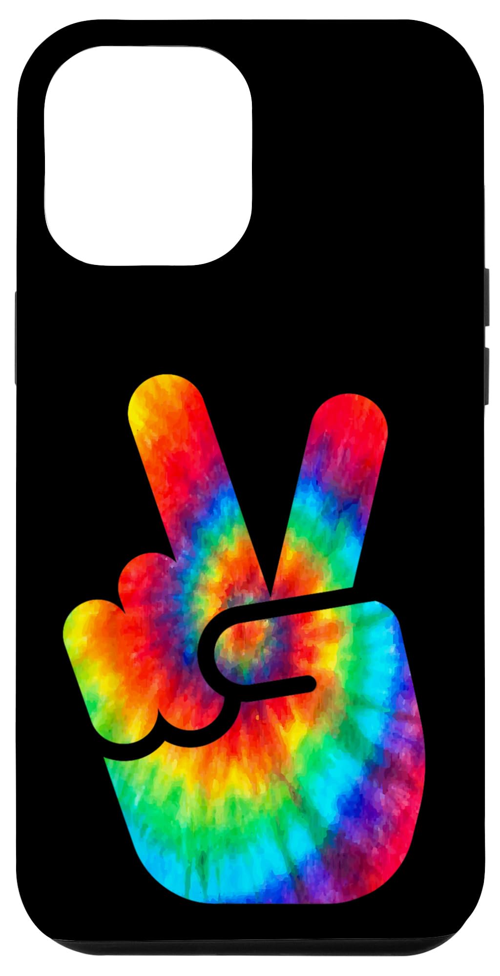 Tie Dye Peace Fingers